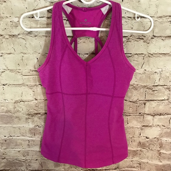 Athleta | Tops | Athleta Equator Pink Racerback Tank Top | Poshmark
